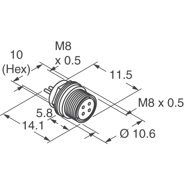 HR25-7TR-4SA(73) Hirose Electric Co Ltd | Conectores, interconectores | DigiKey